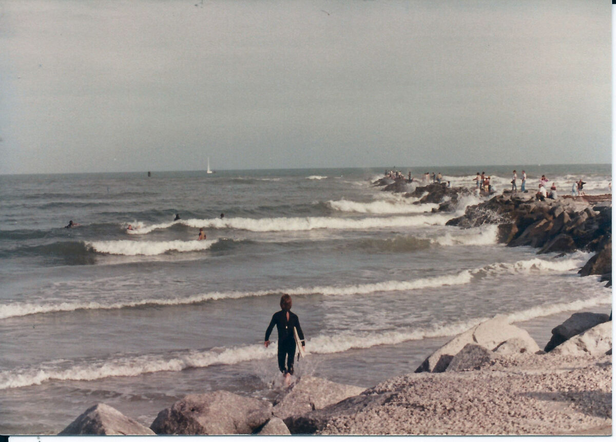 Surfing Inside Canaveral Jetties - Florida Surf Museum