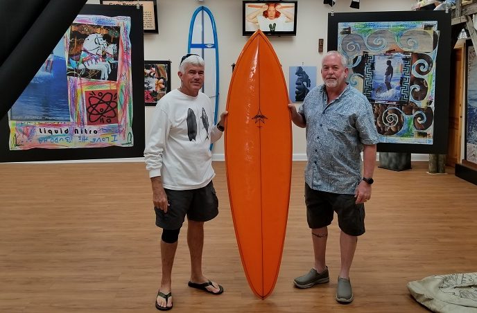 Mint Overlin Surfboard Donation Has Special Meaning - Florida Surf Museum