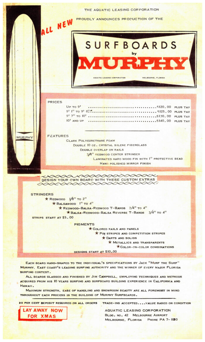 Surfboards By Murphy - A Mixed Bag of History - Florida Surf Museum