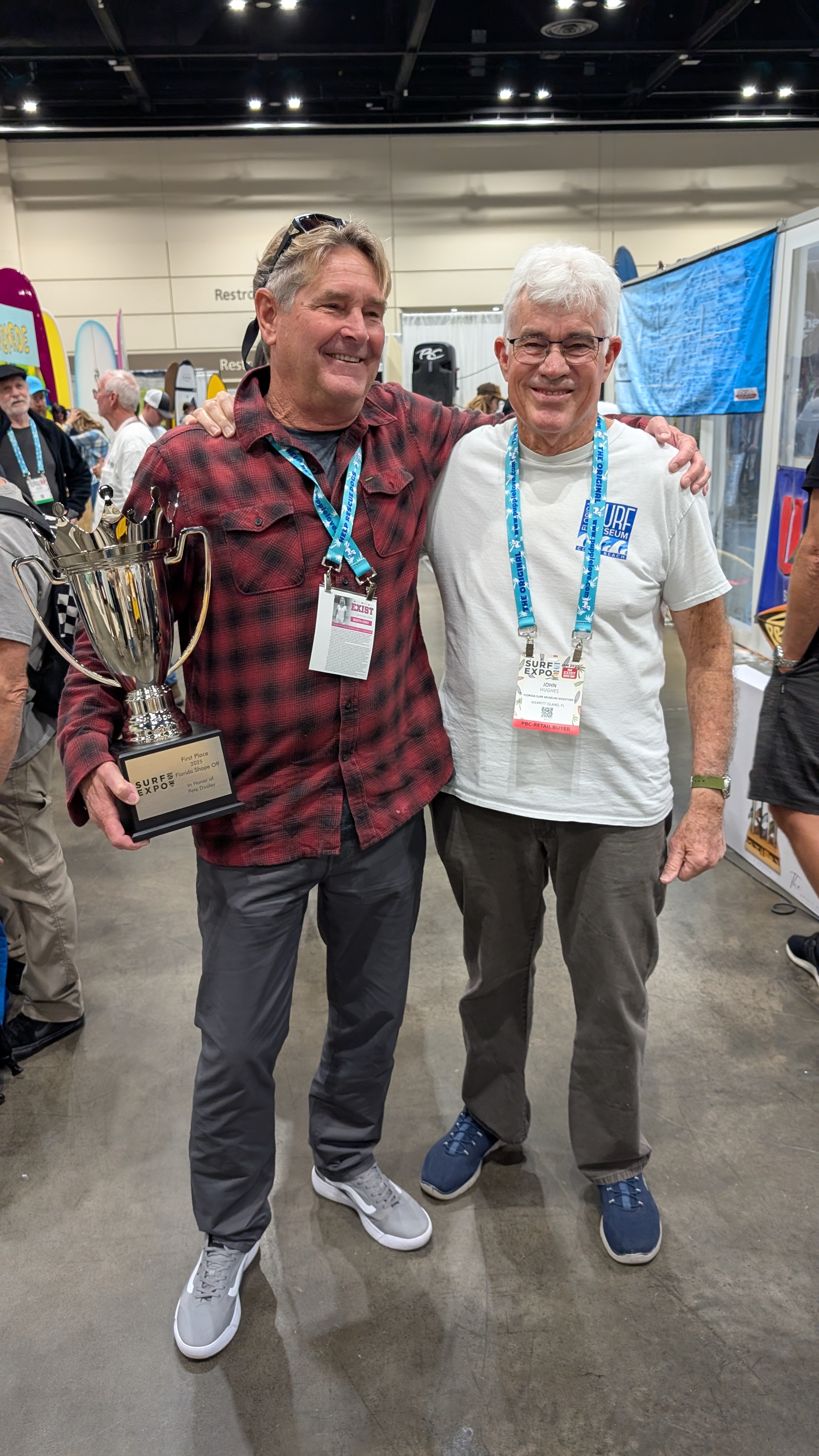 Allen White Wins Shape-off at Surf Expo - Florida Surf Museum