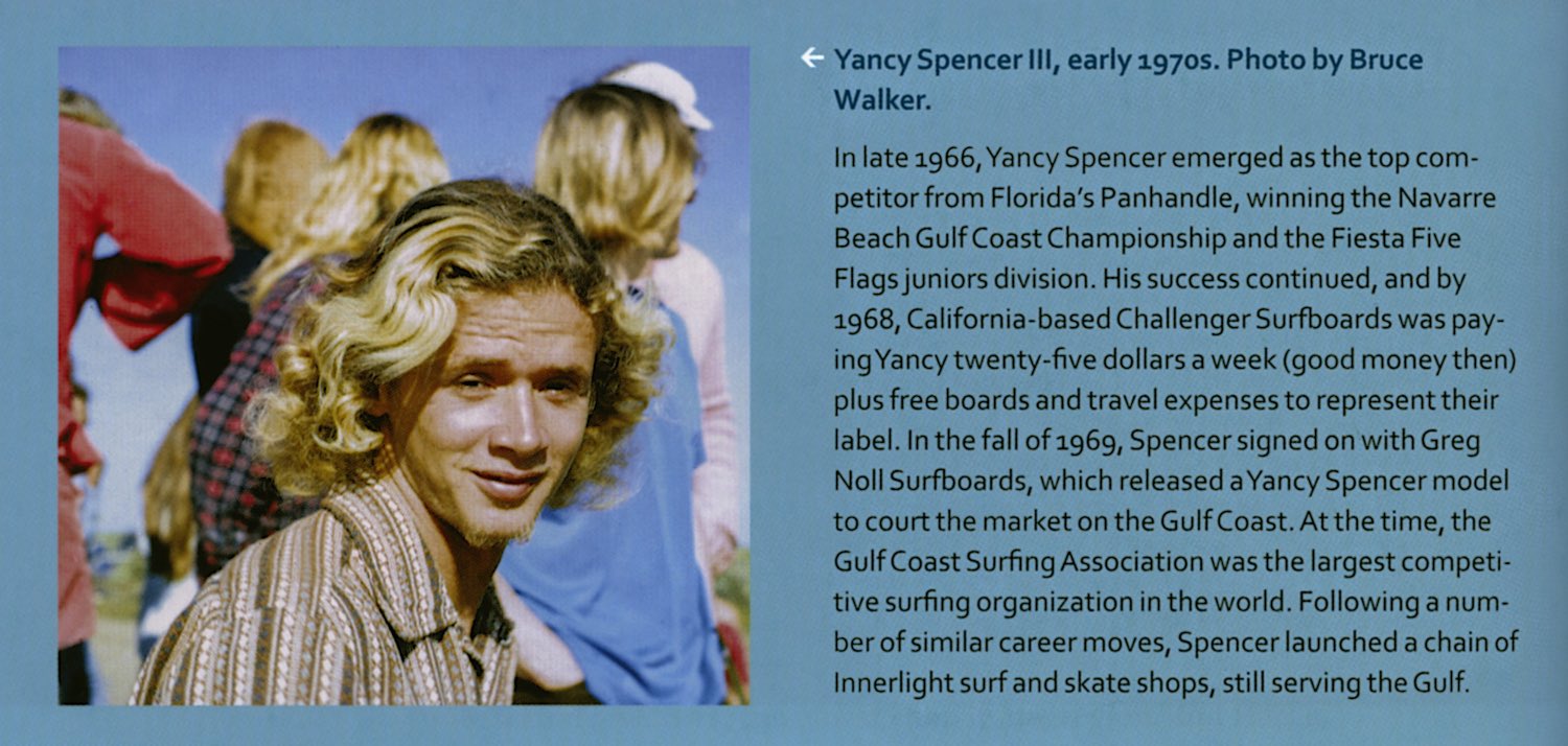 Florida's Hall of Famers-Yancey Spencer III - Florida Surf Museum