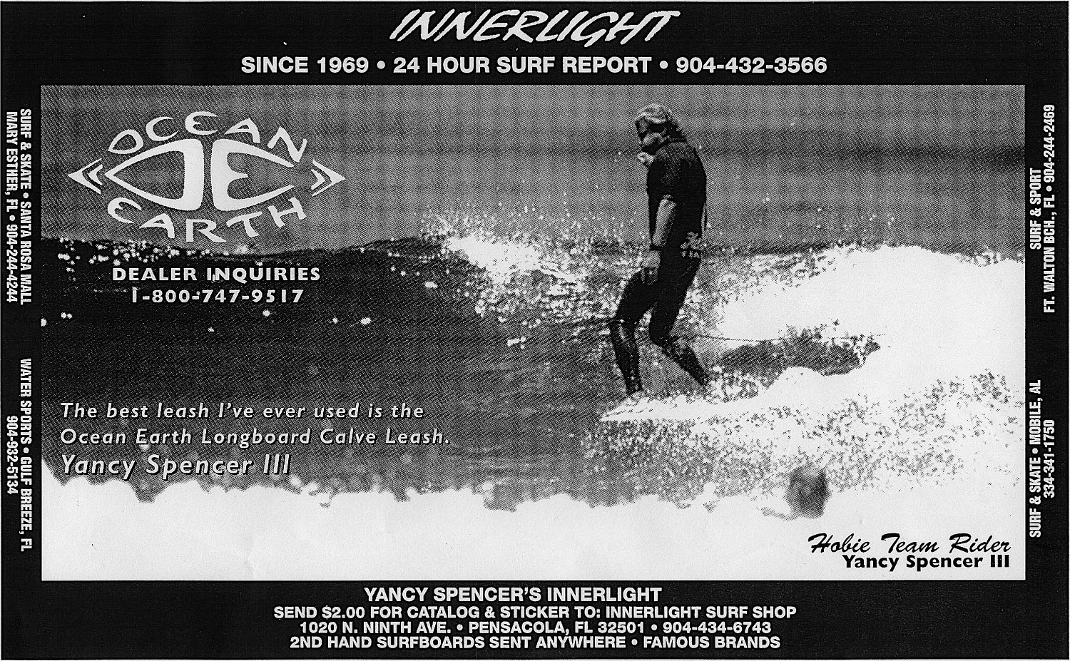 Florida's Hall of Famers-Yancey Spencer III - Florida Surf Museum